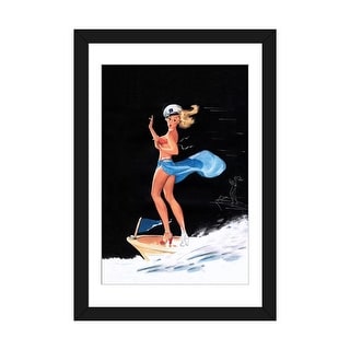 iCanvas "Can You Tie This 1950s Pin-Up Calendar Girl by Freeman Elliott" by Piddix - Bed Bath ...